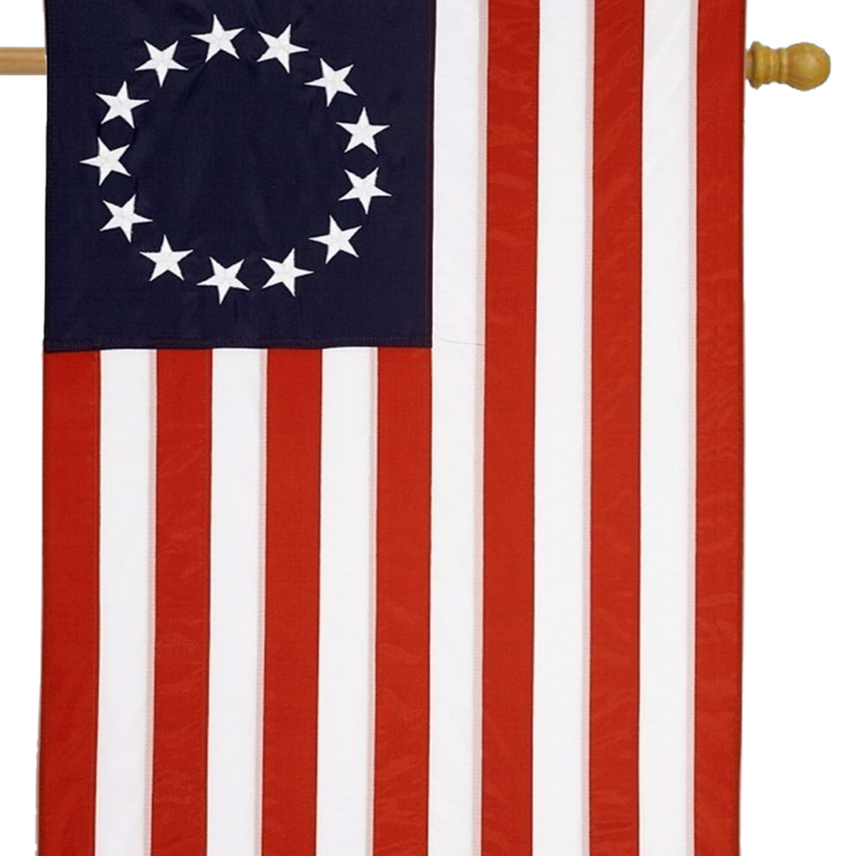 Betsy Ross Nylon Embroidered House Flag #H2156 – Happy Cow Lawn Decor