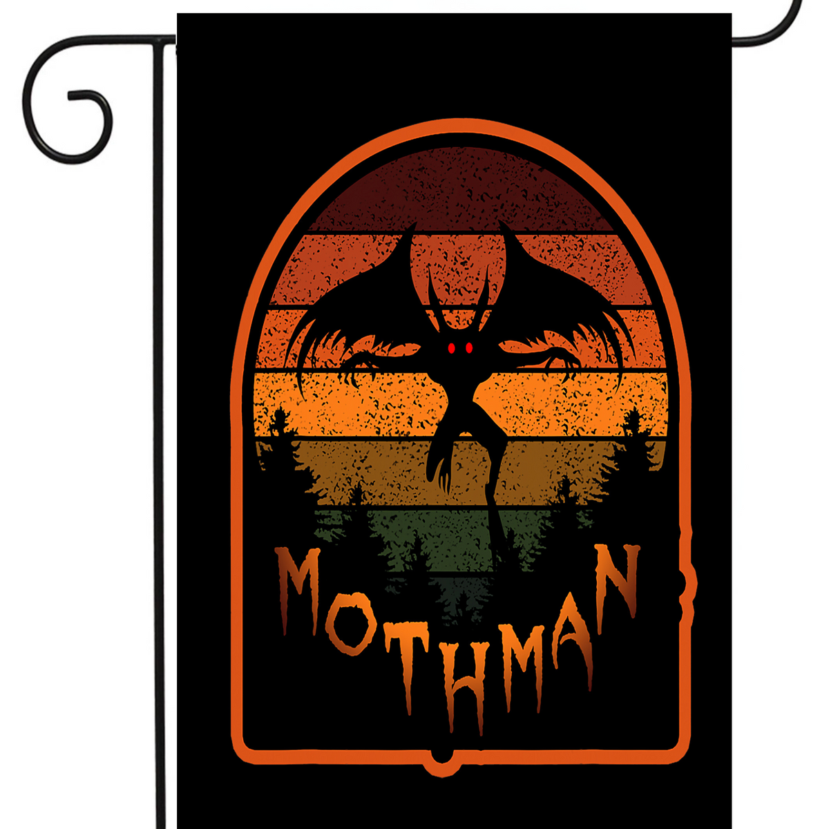 Mothman Garden Flag #G2652 – Happy Cow Lawn Decor